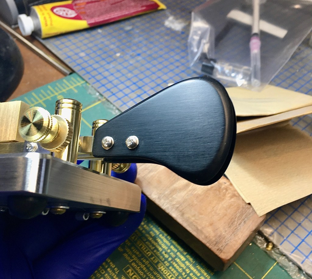“FAT BOY” Torsion Bar Cootie/Paddle | W1SFR Handmade Torsion Bar Morse ...