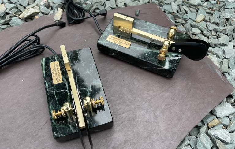 W1SFR Handmade Torsion Bar Morse Code Keys | Beautiful, Elegant, Quiet